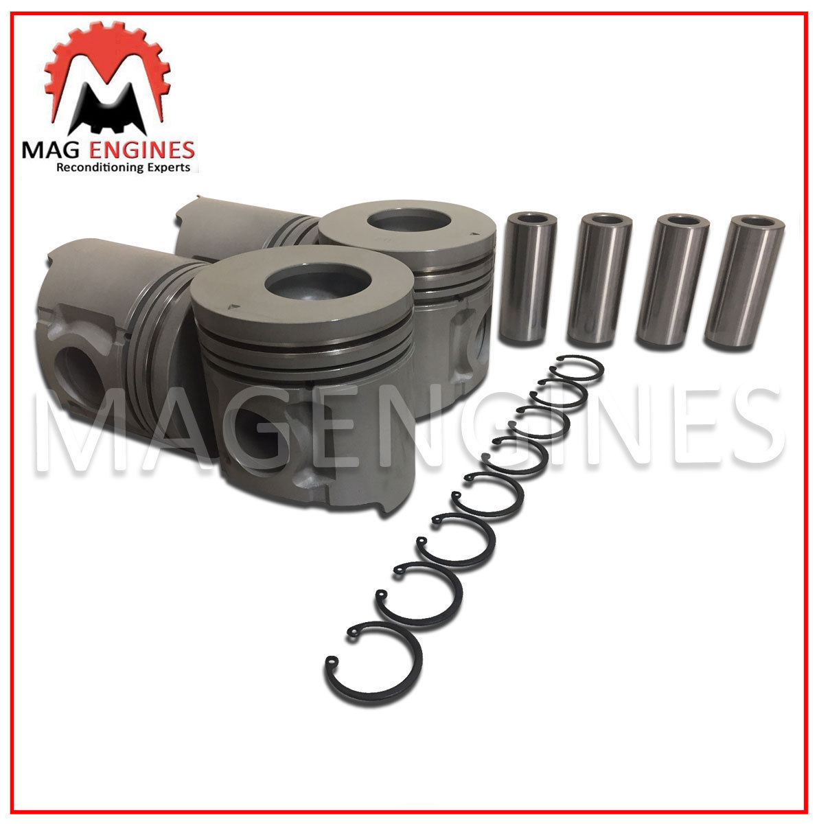 PISTON & RING SET MITSUBISHI 4D34-T NEW FOR ROSA CANTER FUSO HYUNDAI ...