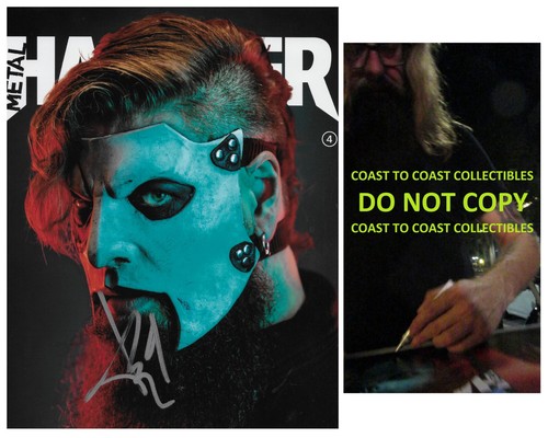Jim Root Slipknot metal band signed 8x10 photo COA exact Proof ...