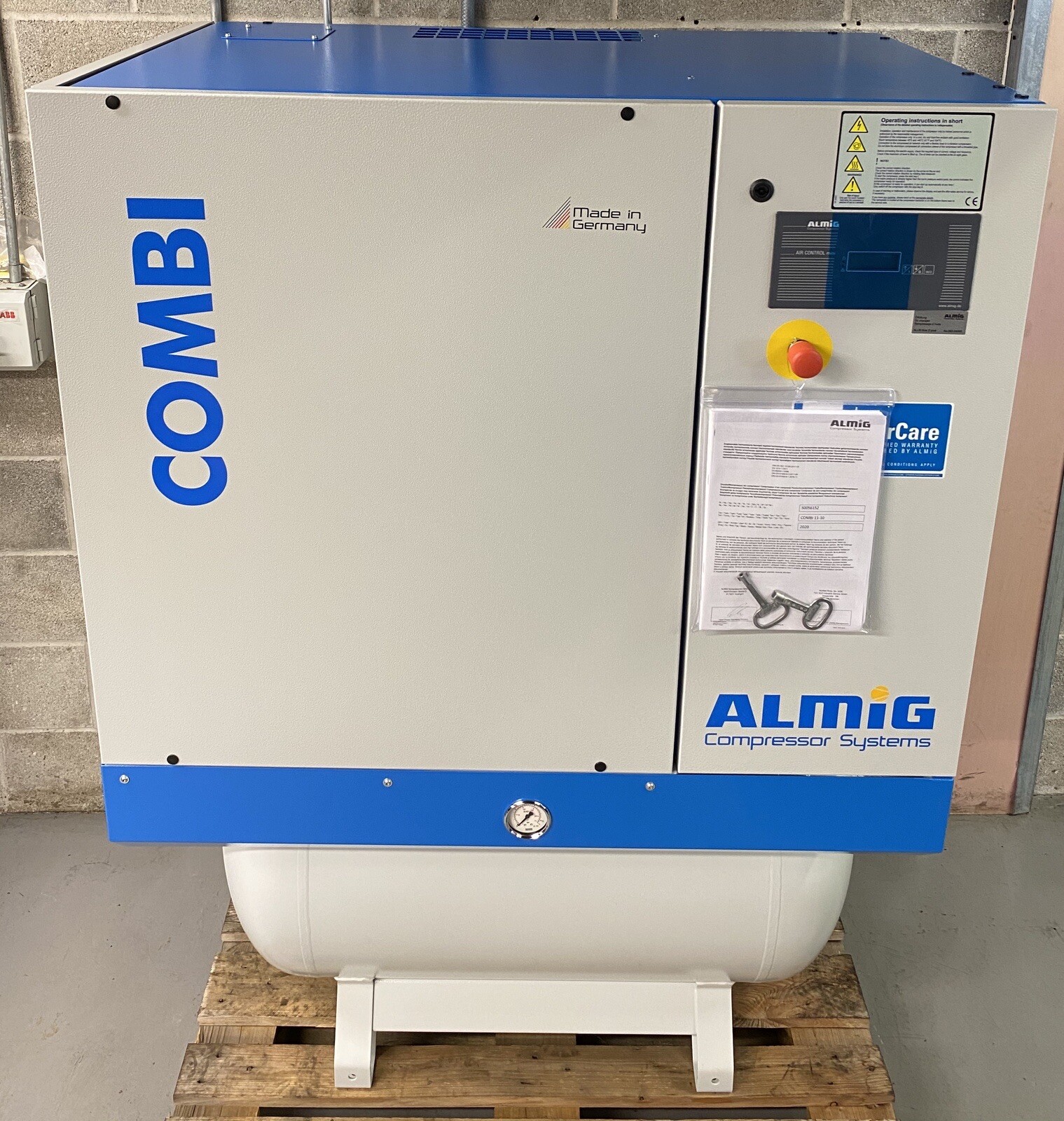 New Almig Combi 11 Receiver Mounted Rotary Screw Compressor + Dryer ...