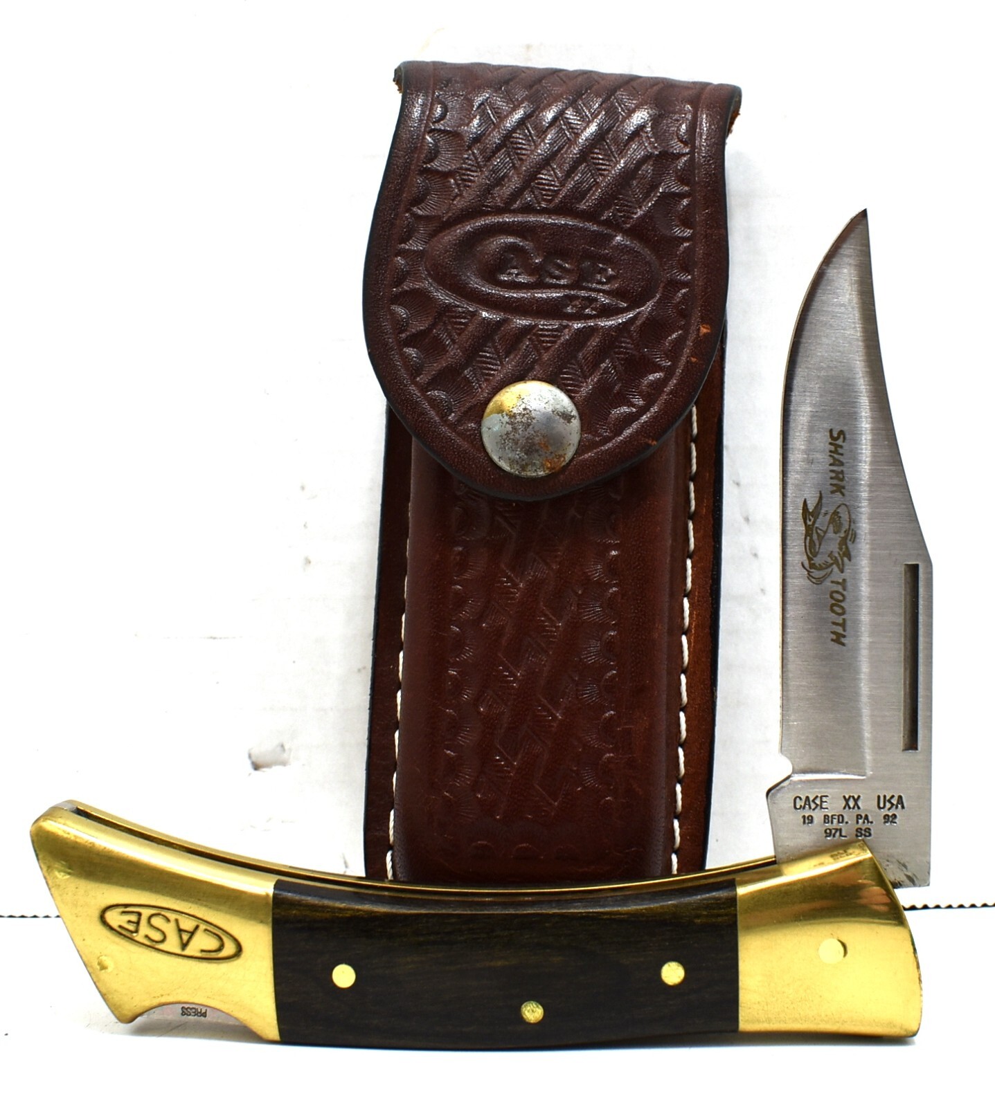 CASE XX Shark Tooth Lock Knife 19 BFD. PA. 92 97L SS | eBay