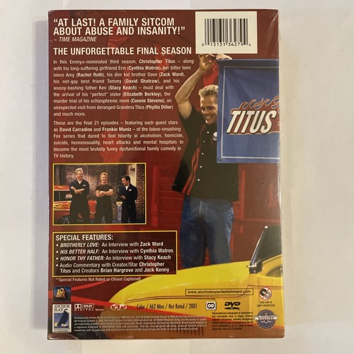 Titus - The Complete First And Second Seasons (DVD, 2005, 6-Disc Set ...