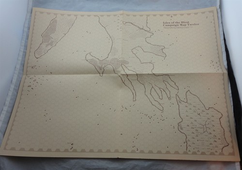 Judges Guild Isles of the Blest Campaign Map Twelve/Ebony Coast ...
