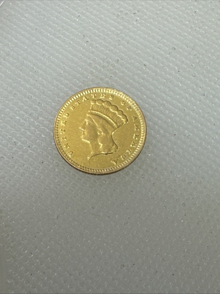 1874 One Dollar Gold FF | eBay