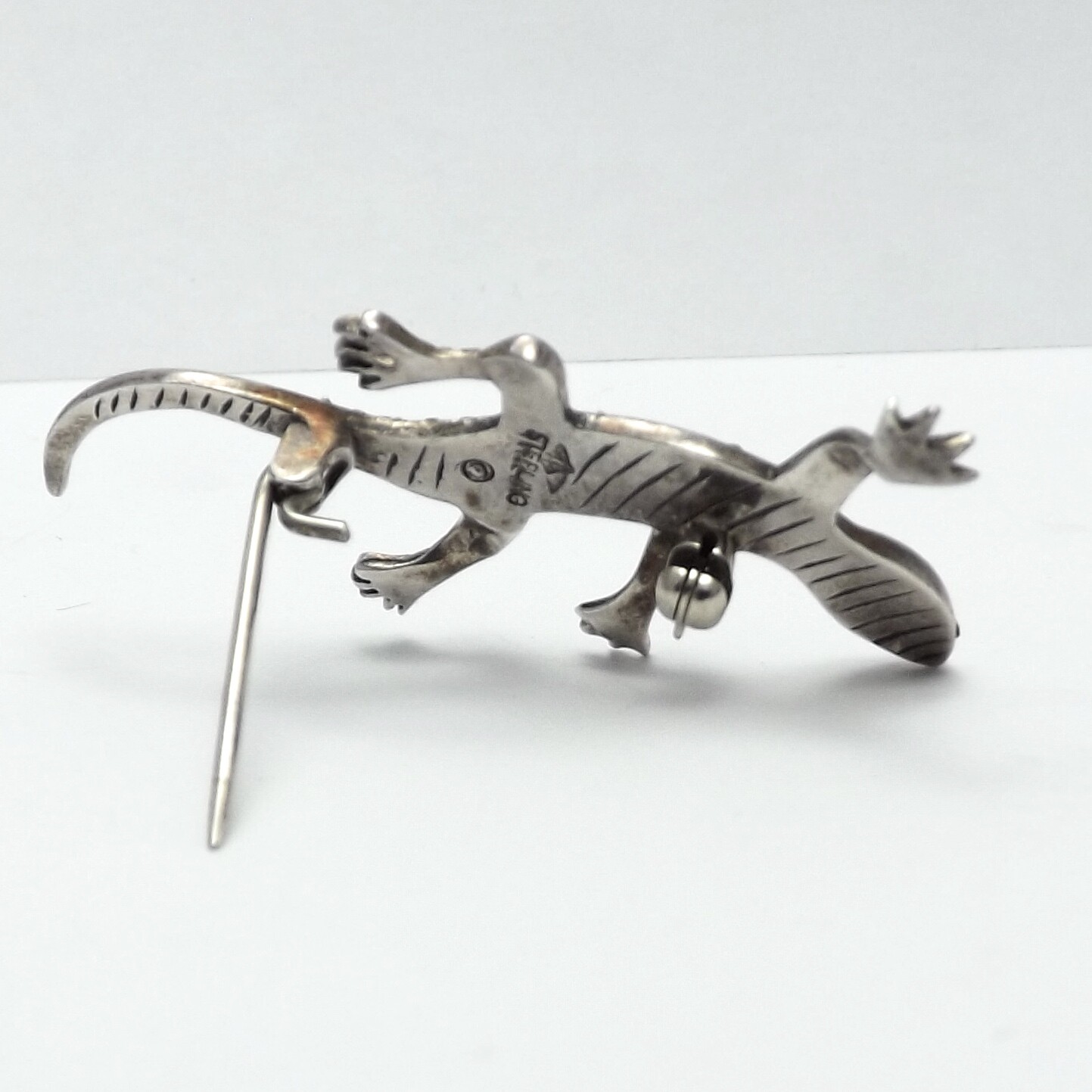 Judith Jack Sterling Silver Ruby Marcasite Gecko Lizard Salamander ...