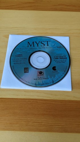Myst (PC) - **GAME DISC ONLY** 5390102438487| eBay