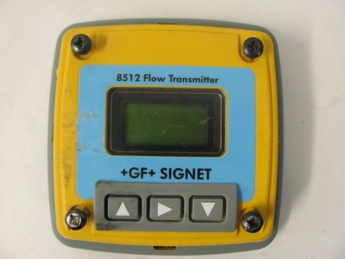 +GF+ SIGNET 8512 FLOW TRANSMITTER 4-20MA 17-30V 1W MAX 3-8512.613-A NB ...