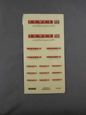 RC4WD 1/10 Scale LEVEL 8 Wheels Rims Sticker Sheet 15 SMALL Body Decals ...