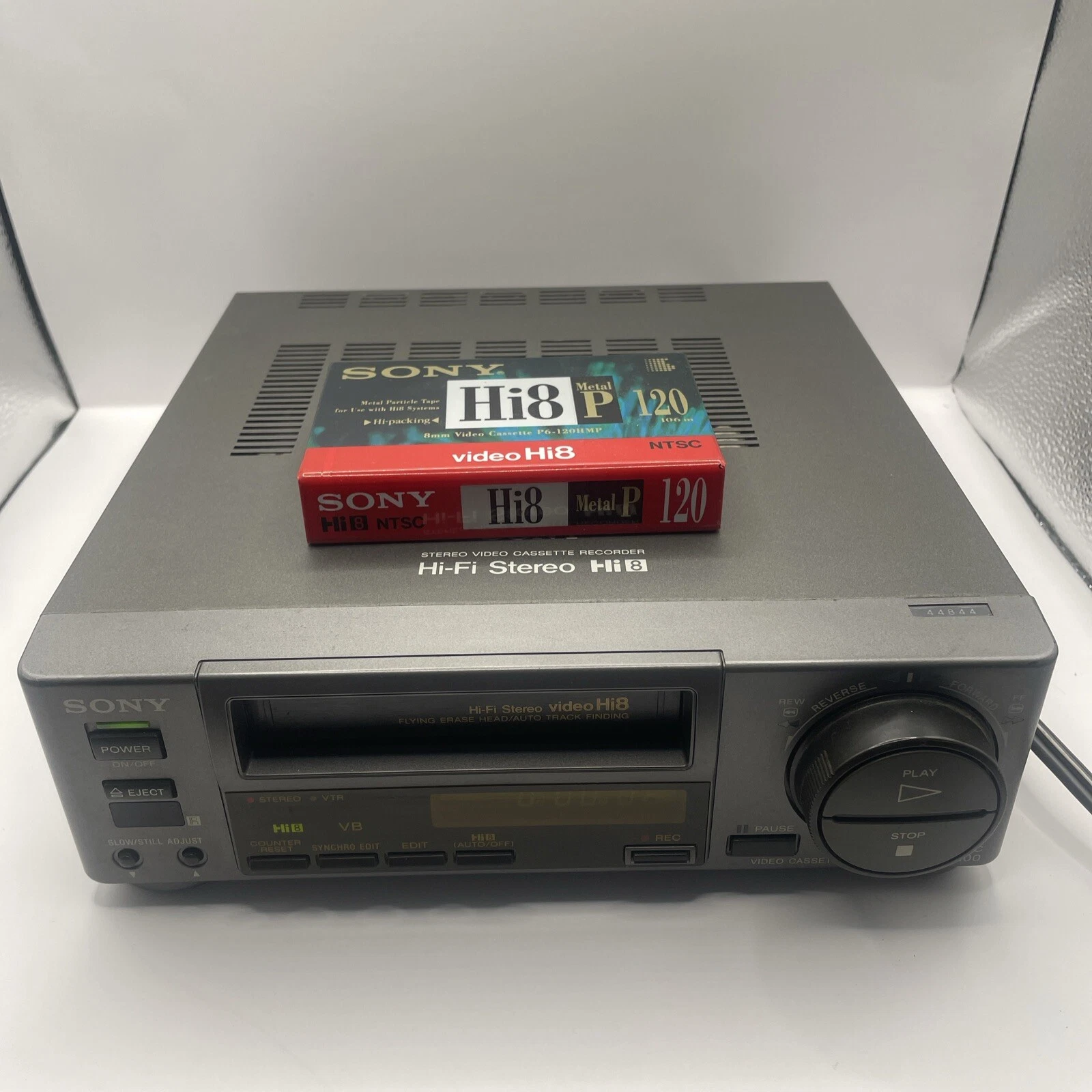 Sony EV-C100 Hi8 Video8 8mm Video 8 Player Recorder Stereo VCR Deck NO ...