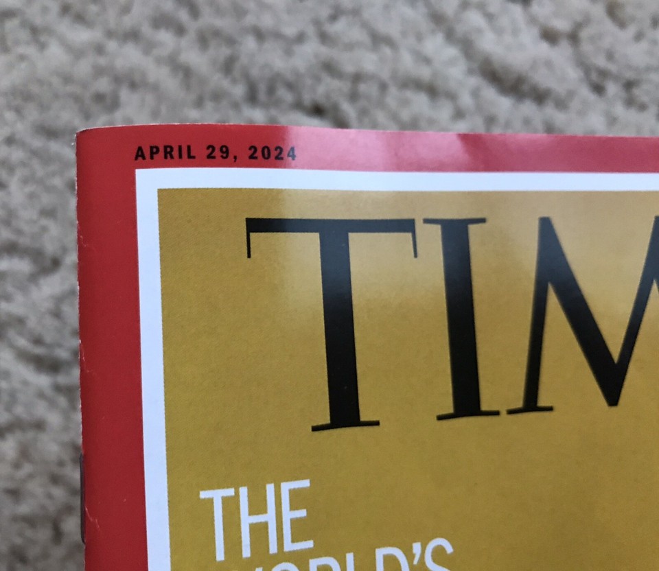 TIME 100 Magazine April 29, 2024 World Most Influential People Patrick ...