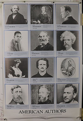 American Authors vintage POSTER 24.25" X 36.50" NOS (b175) | eBay