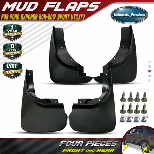 4x Splash Guards Mud Flaps Mudguards Front & Rear for Ford Explorer ...