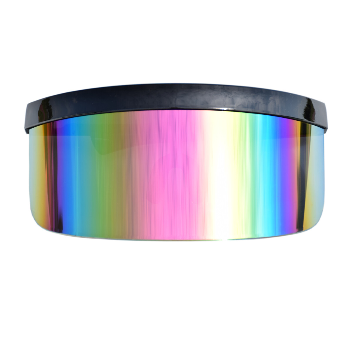 Unisex Retro Shield Visor Sunglasses Oversize Integrated Lens Fashion ...