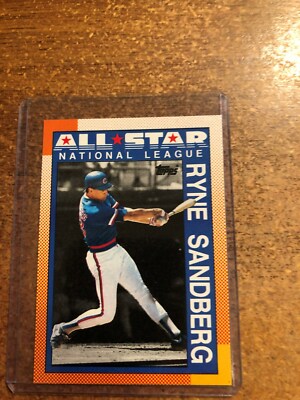 1990 Topps Baseball # 398 NL All Star Ryne Sandberg 2nd Baseman | eBay