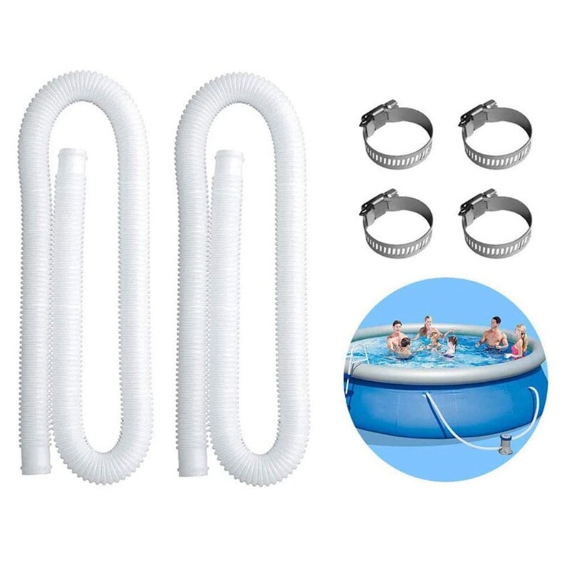 6PCS Pool Hoses for Above Ground Pools, 1.25inch Diameter 59inch Long ...