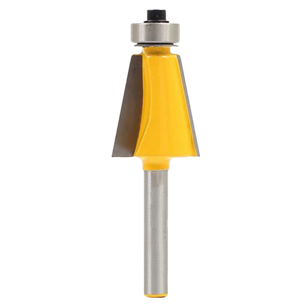 1/4''Shank 11.25 Degree Chamfer Bevel Edging Router Bit Woodworking ...
