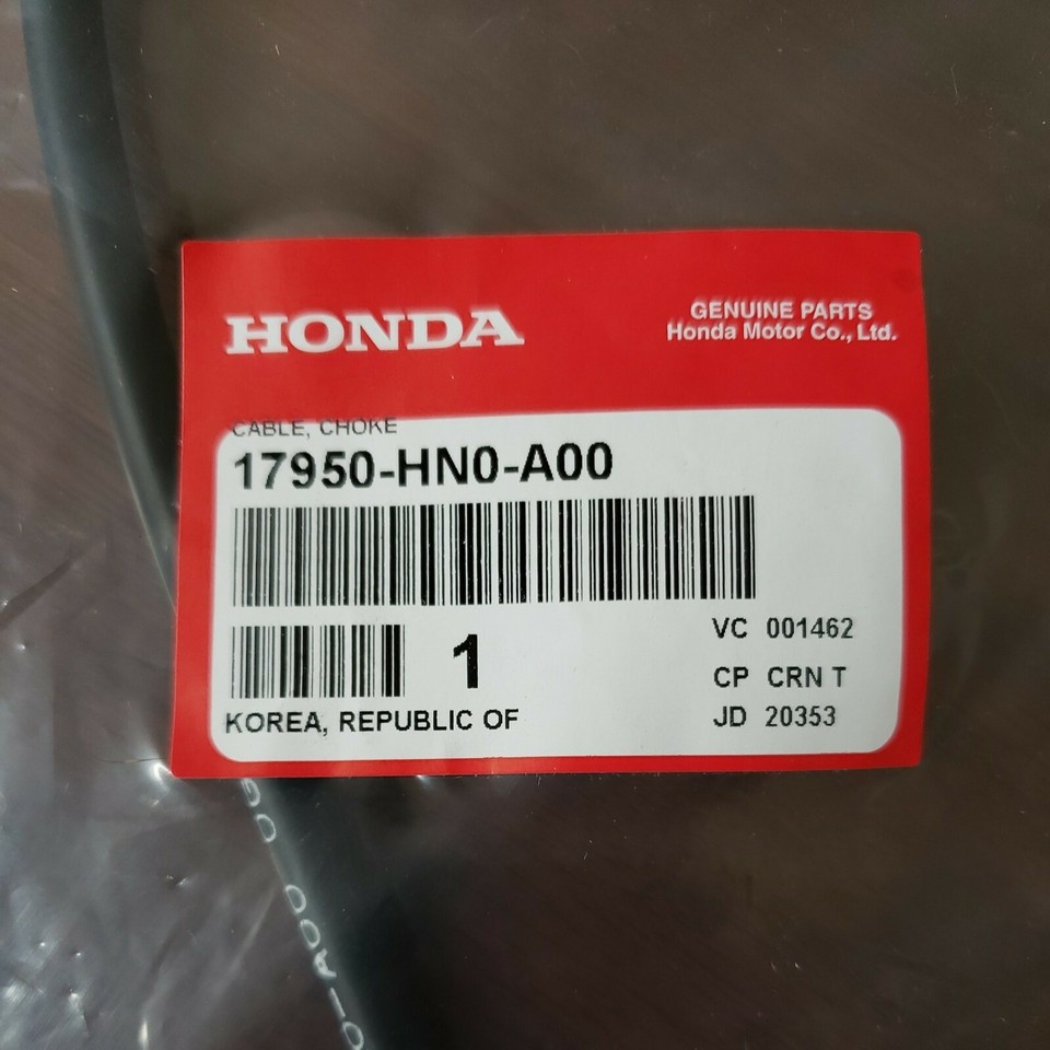 New OEM 2004 Honda Fourtrax Foreman S TRX450FM Choke Starter Cable ...