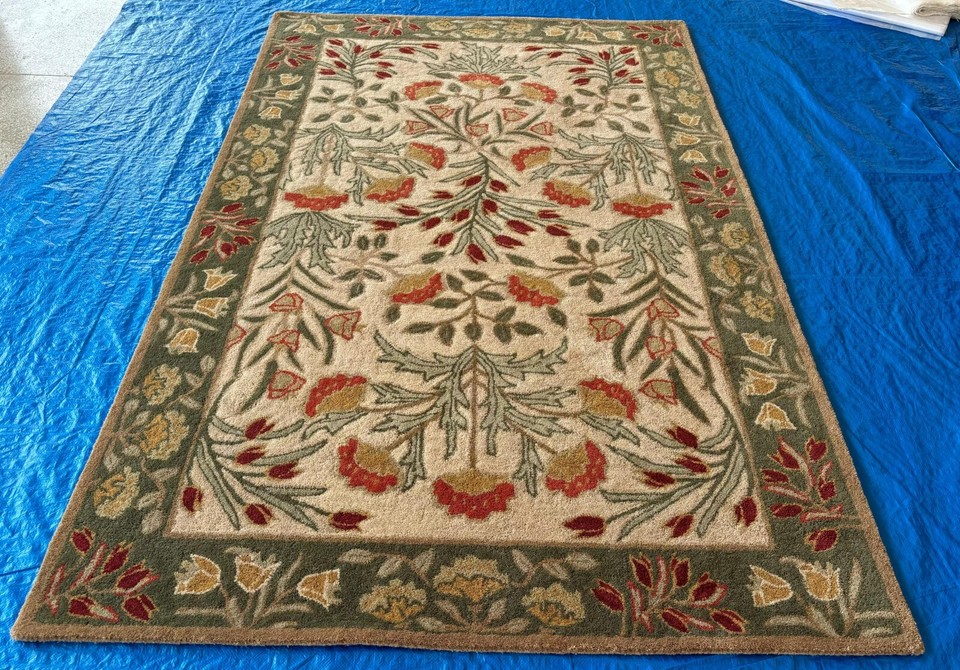 Pottery Barn Adeline Wool area rug | Hand made Rug | Designer Rug sale ...