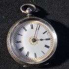 Antique Solid Silver Ladies Fob Pocket Watch c1900 ref4302 | eBay