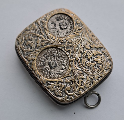 ANTIQUE CHATELAINE SOVEREIGN Coin Holder by James William Benson. Late ...