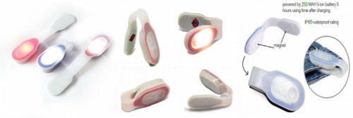 TDL - BRAND Rechargeable Clip-on Magnetic LED Safety Light – silicone ...