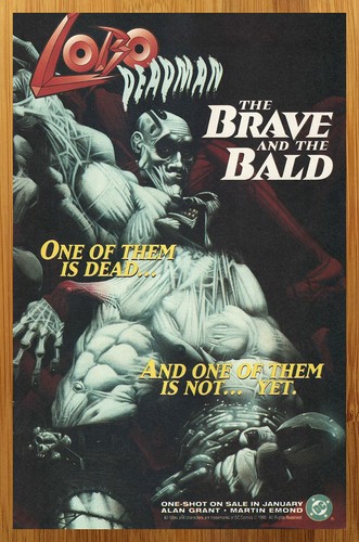 1995 DC Comics Lobo Deadman Print Ad/Poster Alan Grant Martin Emond Art ...