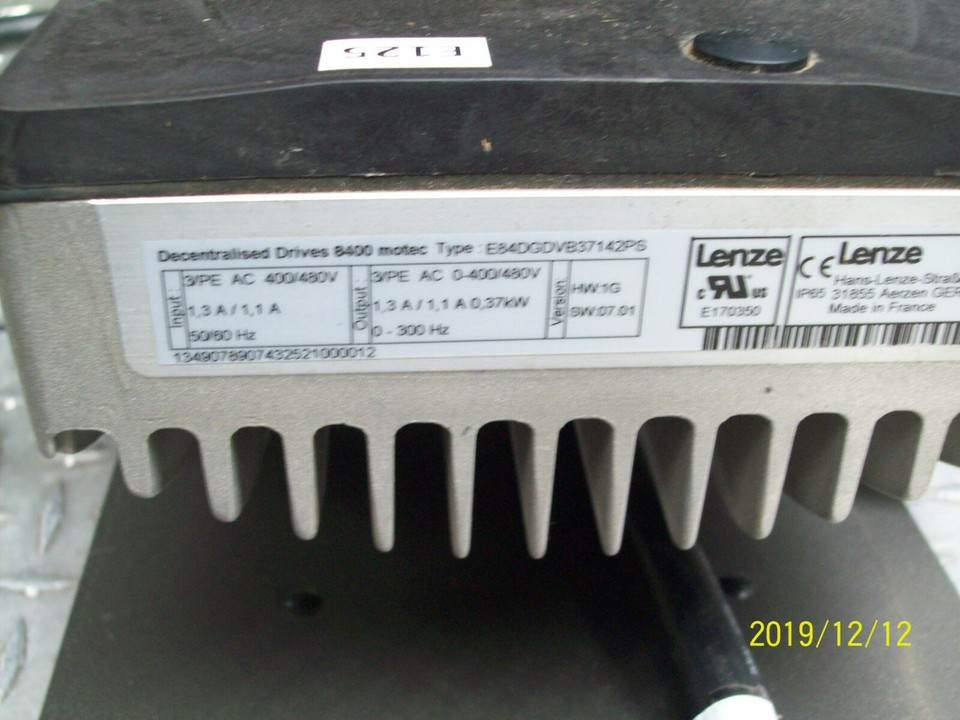 LENZE E84DGDVB37142PS 8400 MOTEC DRIVE | eBay