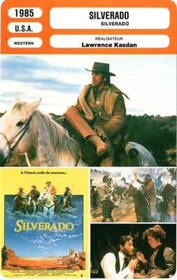 FICHE CINEMA : SILVERADO - Kline,Glenn,Costner,Glover,Cleese,Kasdan ...