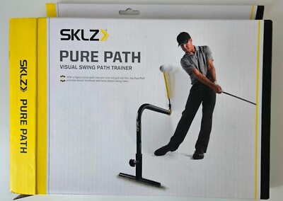 SKLZ Pure Path Visual Swing Path Trainer Golfers Path Finder Gold ...
