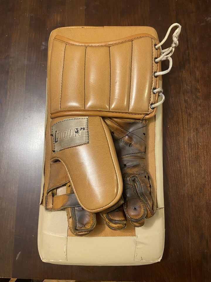 Vintage Cooper Gm9 Hockey Goalie Blocker. Right Hand | eBay