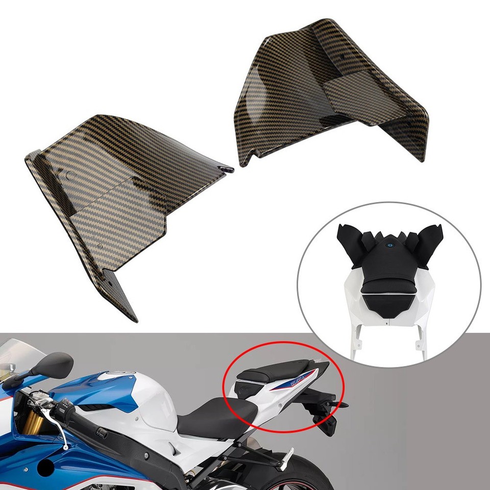 2pcs ABS Rear Winglet Spoiler Fixed Wing Fairing For BMW S1000RR 2015 ...