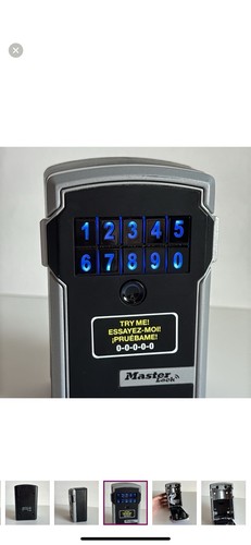 Master Lock Digital Lock Box for Keys, Wall Mount Safe w Bluetooth to ...