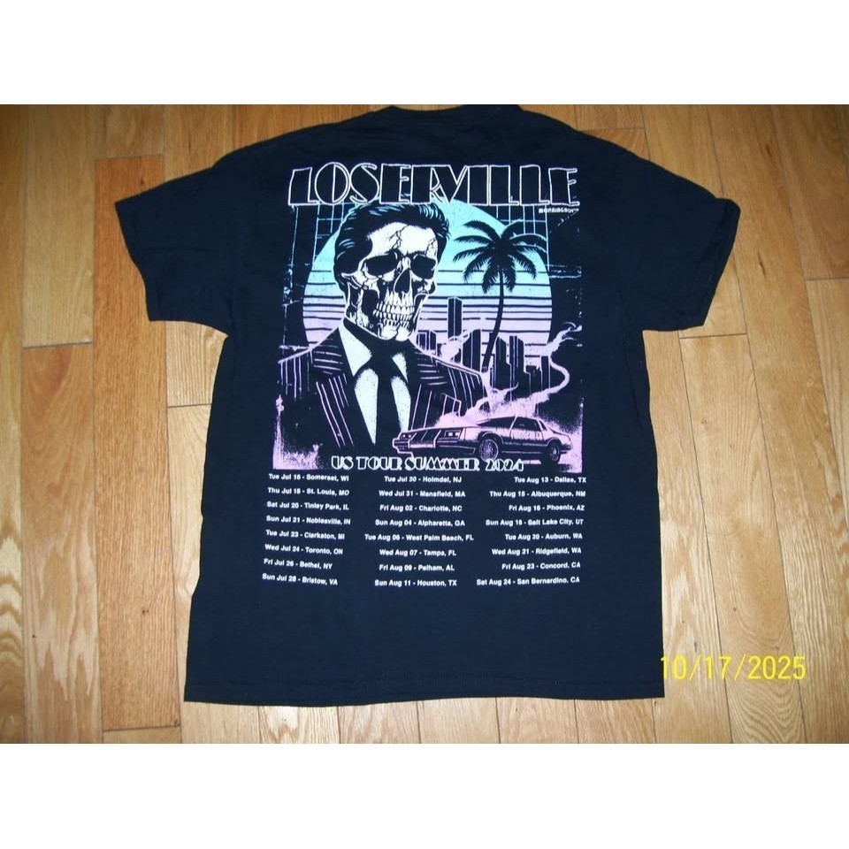 Limp bizkit Loserville 2024 Tour Shirt Nu Metal Miami Chainsaw Size Medium | eBay