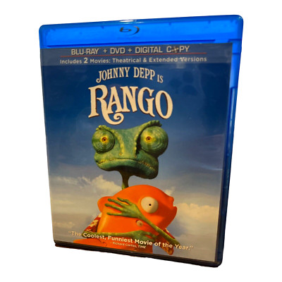 Rango Two-Disc Blu-Ray DVD Combo + Digi Blu-Ray | eBay