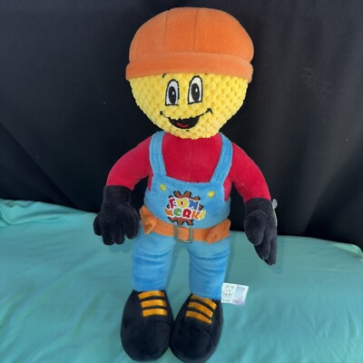13" Fiesta Foreman Freddy construction worker RARE plush stuffed animal ...