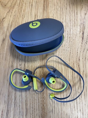 BEATS Powerbeats Wireless Bluetooth EarHook Earbuds Lime Green Gray ...