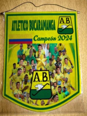 ATLETICO BUCARAMANGA - COLOMBIA - CHAMPION 2024 - Soccer - PENNANT - 40 ...