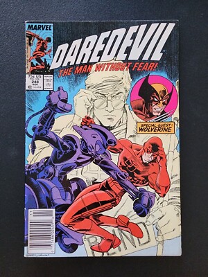 Marvel Comics Daredevil #248 November 1987 1st app Bushwacker | eBay