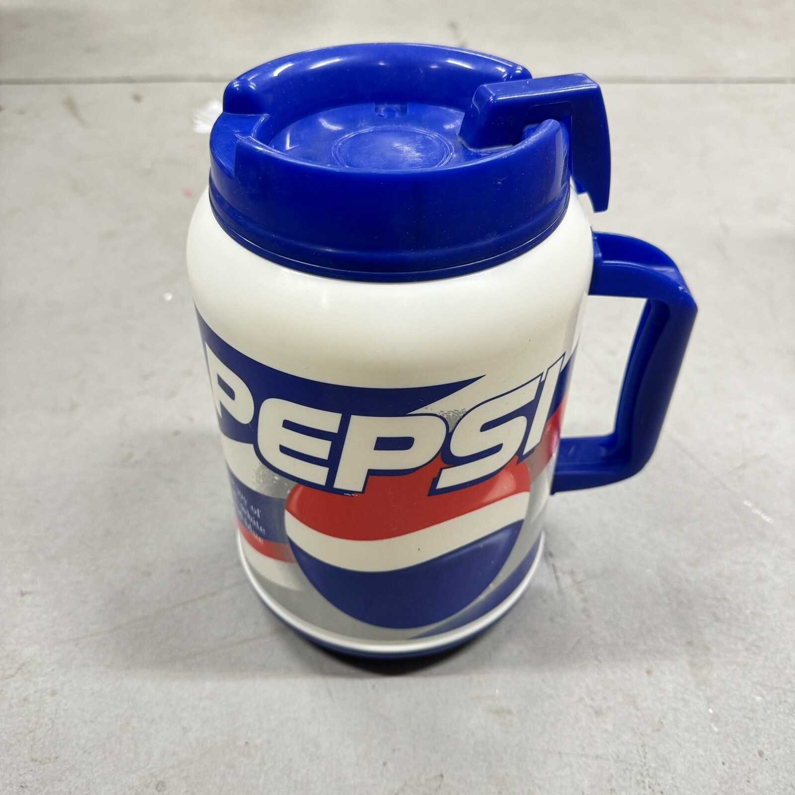 Whirley Pepsi 64 Oz Travel Mug Cup Lid Joy Of Red White & Blue USA ...
