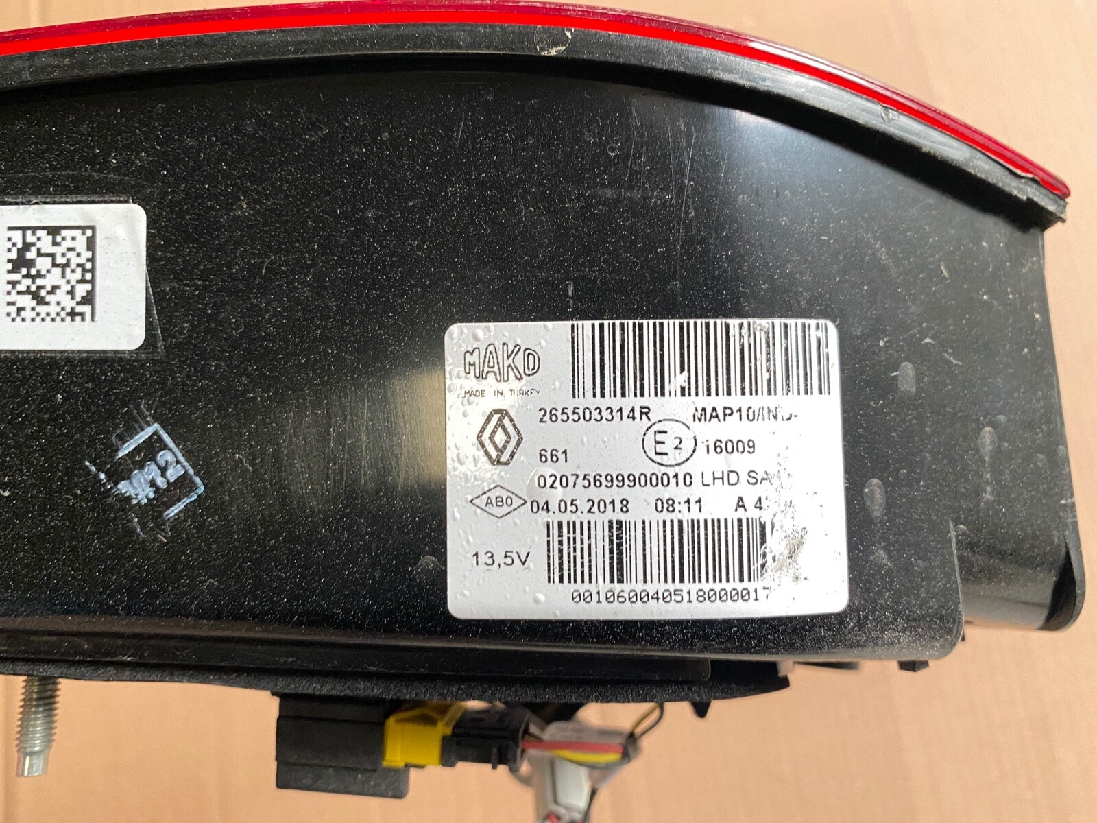 Right Rear Tail Light RENAULT Megane 4 IV Sedan 265503314R | eBay