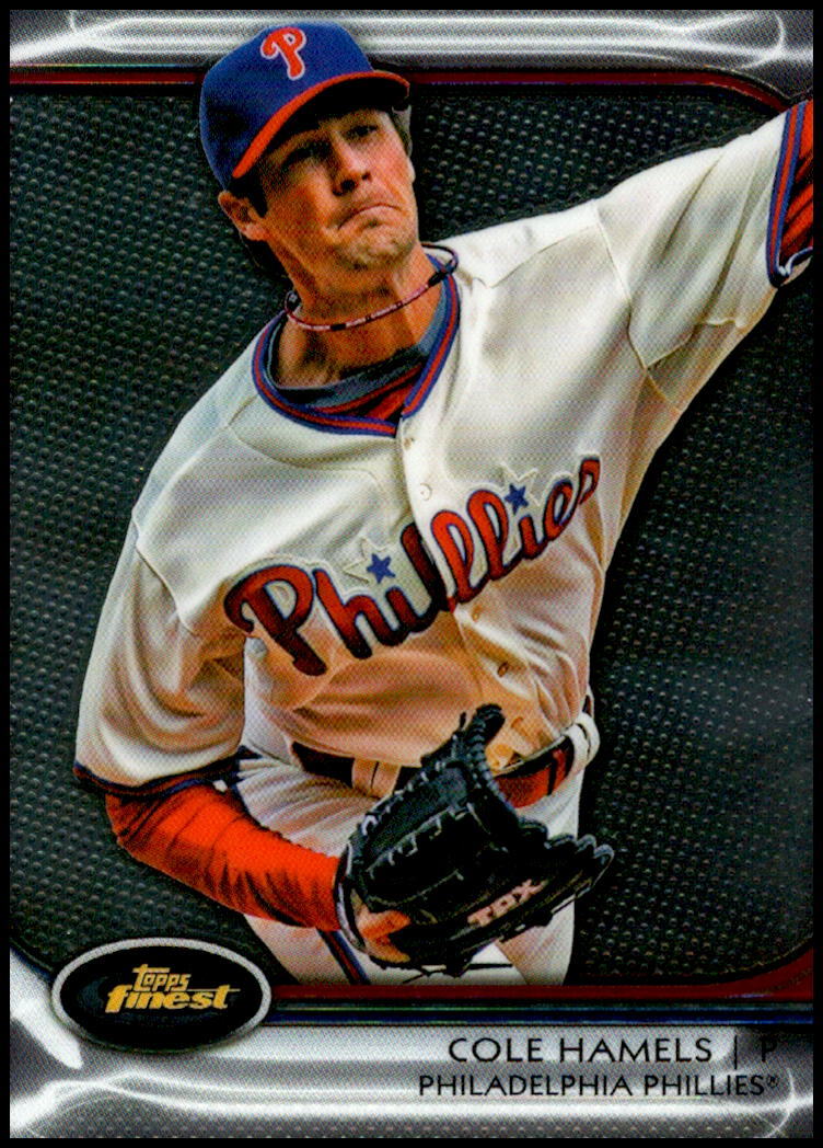 2012 Finest #75 Cole Hamels Philadelphia Phillies Baseball Card | eBay