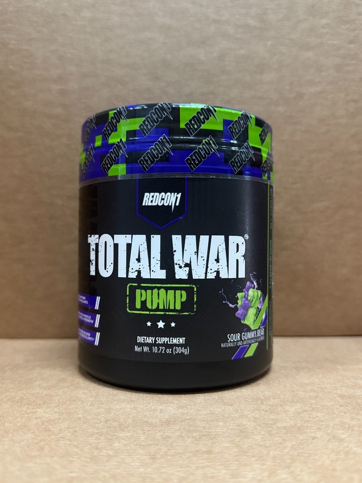 REDCON1 TOTAL WAR PUMP Stim Free Pre-Workout 30 Serv Free Ship SALE ...