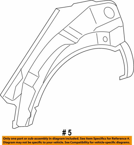 61632-33070 Toyota Panel, quarter wheel house, outer lh 6163233070, New ...