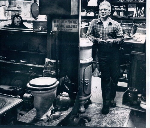 1974 Press Photo Pete Lapinski Raymond Pacific County Washington w ...