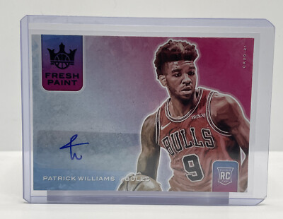 2020-21 Court Kings Fresh Paint Autographs Violet #28 Patrick Williams ...