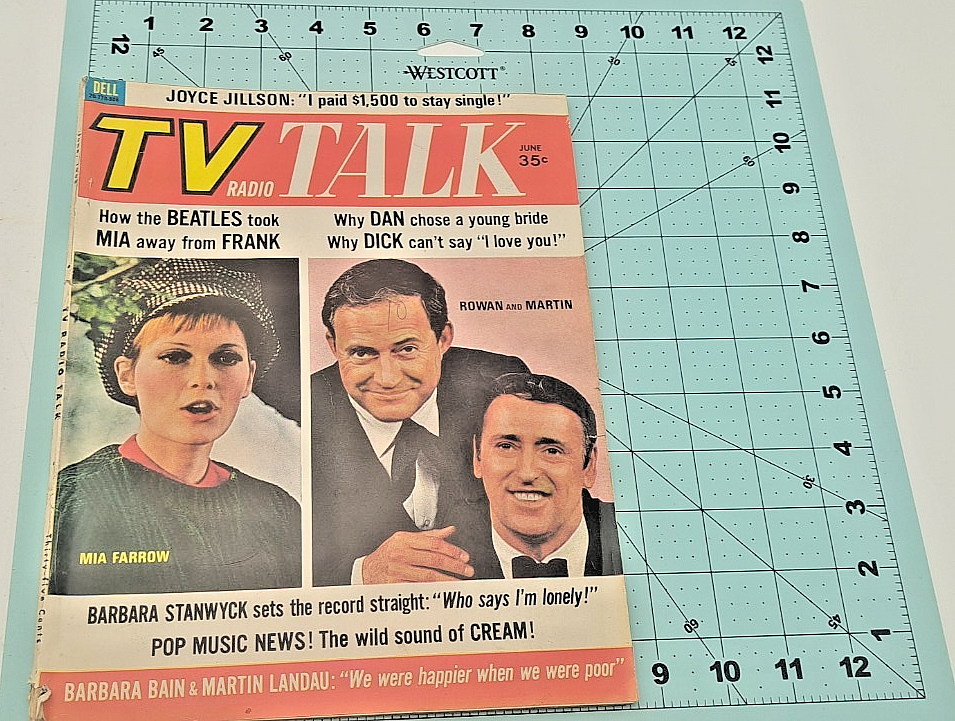 TV Radio Talk Magazine The Beatles Mia Farrow Dell Publishing Vintage ...