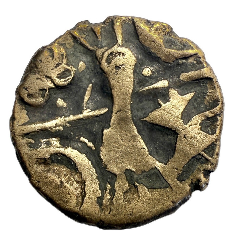 Celtic Belgae Tribe Gold Quarter Stater Curdridge Triad, Extremely Rare ...