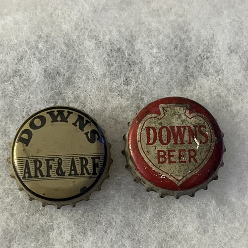 Downs beer arf &arf Van Buren brewing products cork lined bottle caps ...