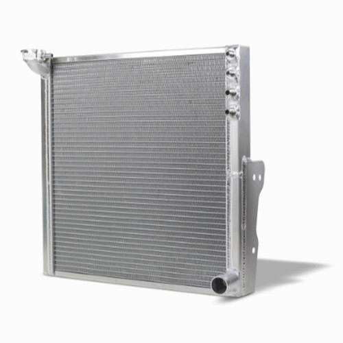 AFCO RACING PRODUCTS Radiator 20.5in W x 20in Tall LW Spring Dbl Pass ...