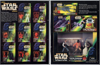 1997 Action Figure 2 PG Toy PRINT AD ART - Star Wars The Power Of The ...