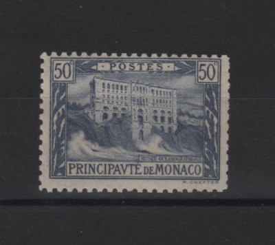 MONACO STAMP TIMBRE 58b " MUSEE OCEANOGRAPHIQUE 50c BLEU-VERT " NEUF xx ...